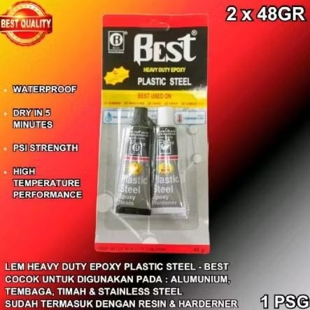 Jual LEM PLASTIK STEEL 5 MINUTES HEAVY DUTY EPOXY | Shopee Indonesia