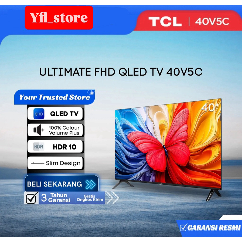 Jual LED 40 INCH GOOGLE TV 40V5C QLED 2K FHD | Shopee Indonesia