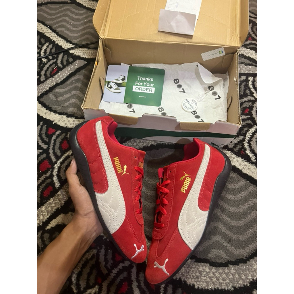 Jual puma speedcat merah original ex 807 garage | Shopee Indonesia