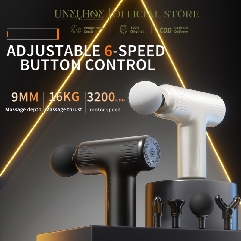 Jual UNELHOE Muscle Mini Massage Gun Deep Tissue Handheld Massage Gun ...