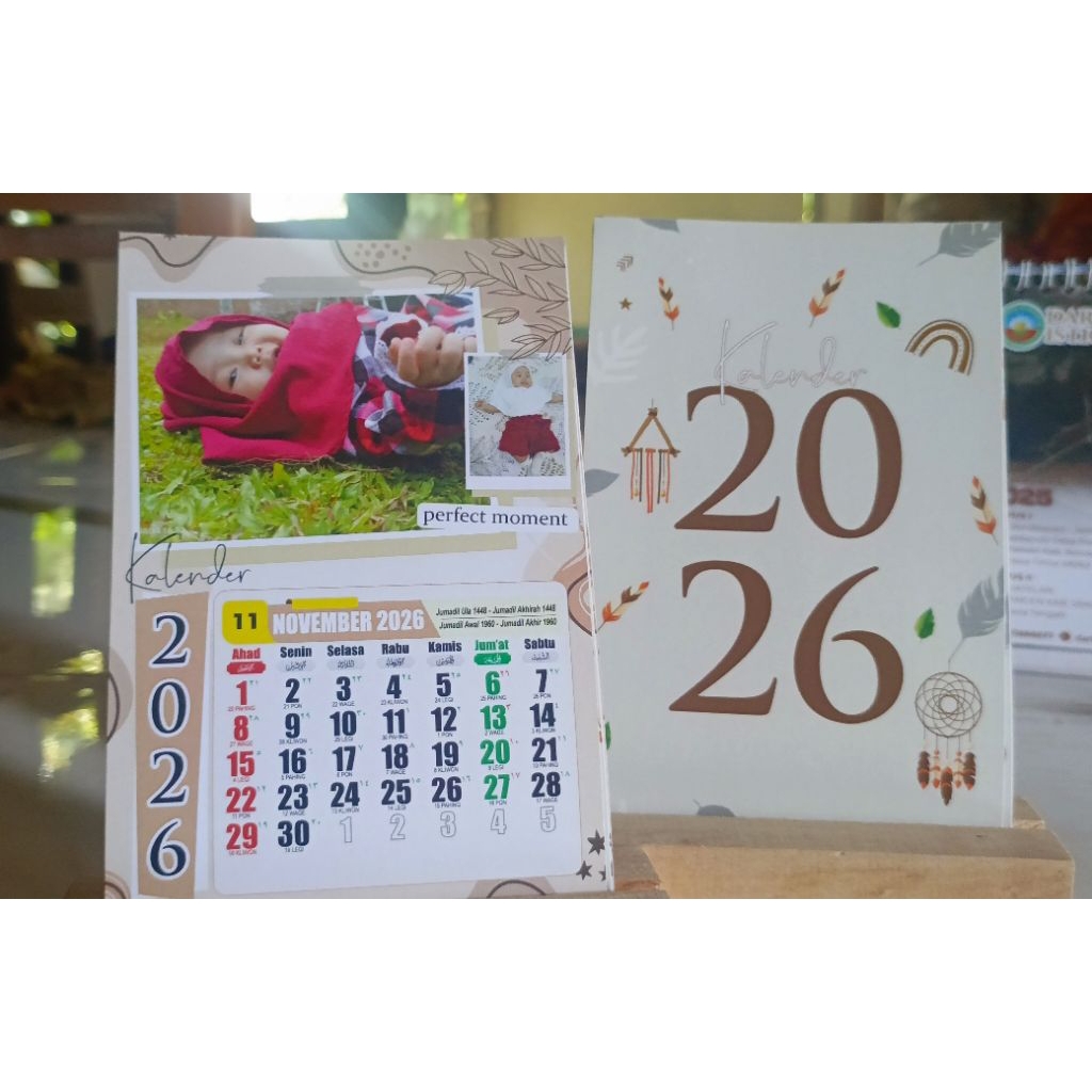 Jual KALENDER MEJA STANDING // KALENDER MINI FOTO | Shopee Indonesia