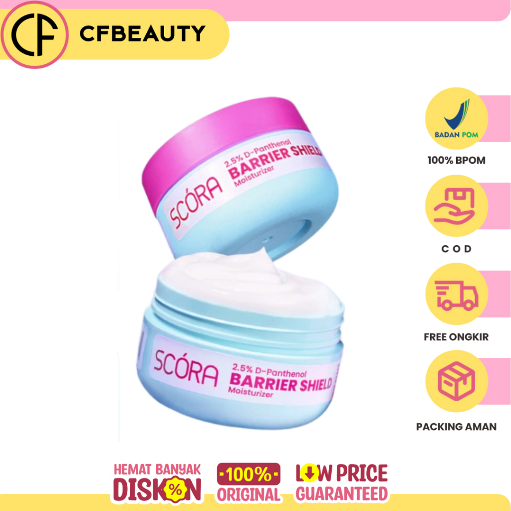 Jual SCORA 2,5% D-PANTHENOL BARRIER SHIELD MOISTURIZER 40ml Melembapkan ...