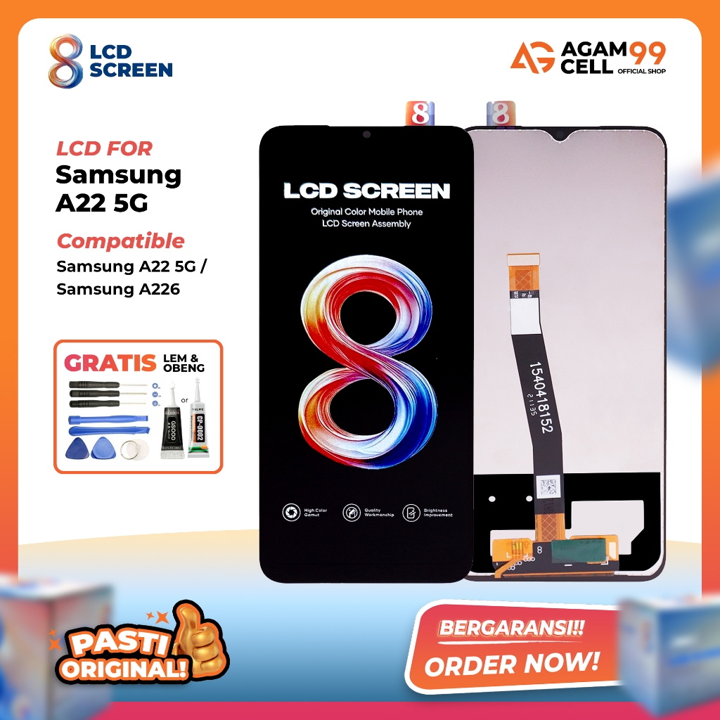 Jual LCD Touchscreen SAMSUNG A22 5G / A226 Fullset | Shopee Indonesia