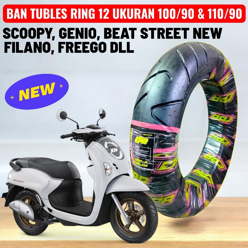 Jual Ukuran Ban Scoopy Ring 12 Terlengkap & Harga Terbaru Mei 2026 ...