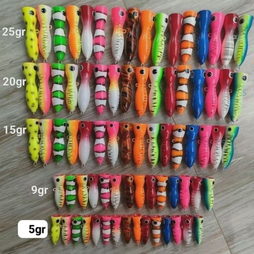 Jual Mini Popper 5gr - 9gr - 15gr - 20gr - 25gr | Shopee Indonesia
