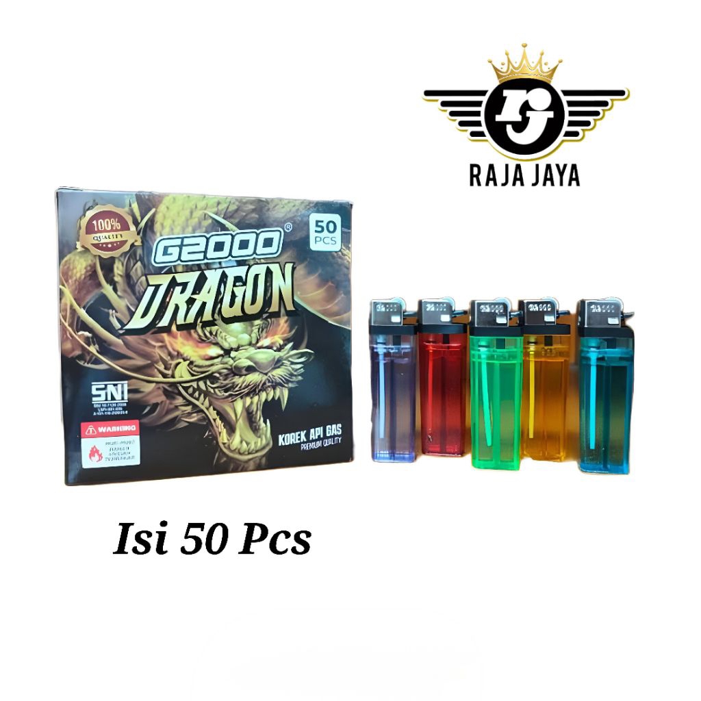 Jual KOREK API RODA G2000 DRAGON ISI 50 PCS BERKUALITAS SNI | Shopee ...