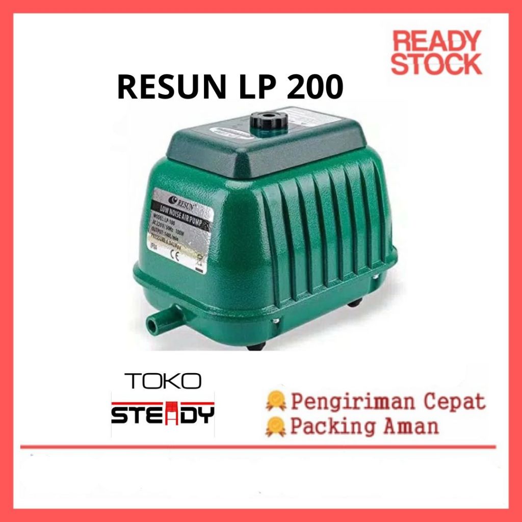 Jual RESUN LP 200 POMPA UDARA AERATOR AIR PUMP AQUARIUM KOLAM LP200 ...