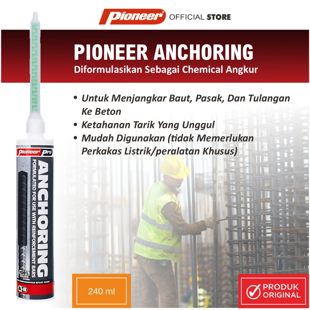 Jual PPRO ANCHORING EPOXY 240 ML - Lem Epoxy untuk Chemical Angkur ...