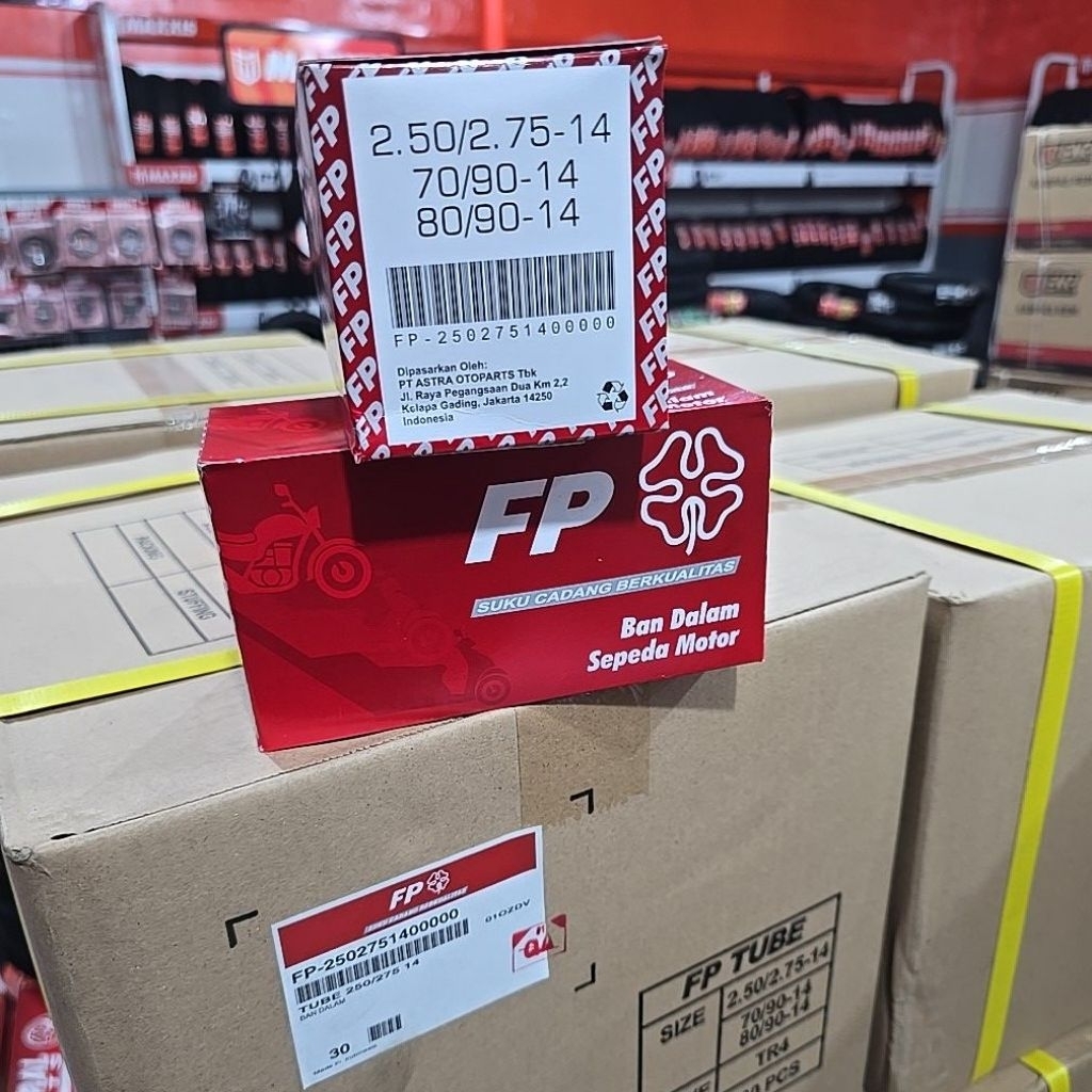 Jual BAN DALAM FEDERAL 1 DUS ISI 30 PCS UKURAN 250/275-14 DEPAN MATIC ...