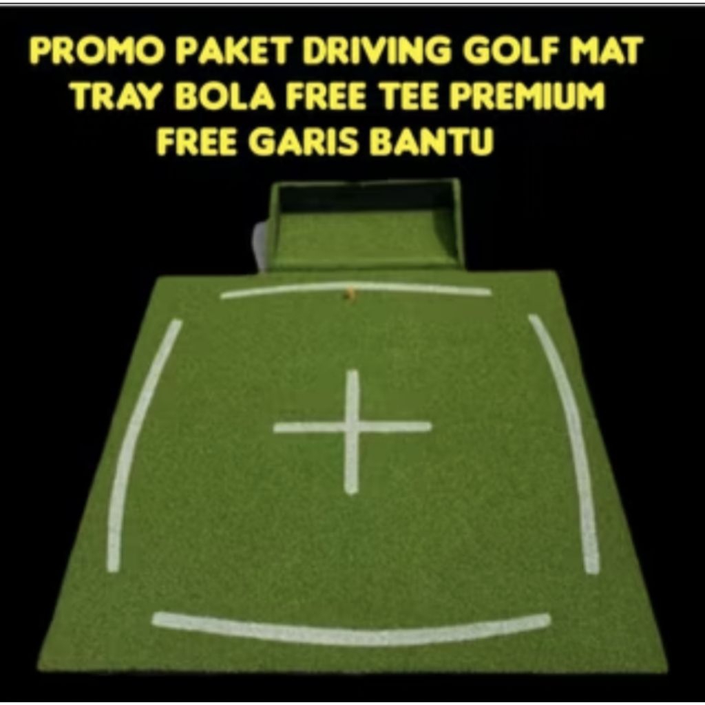 Jual Karpet Driving Golf 1 set Helipad Ukuran 150 x 150 cm Free tee ...