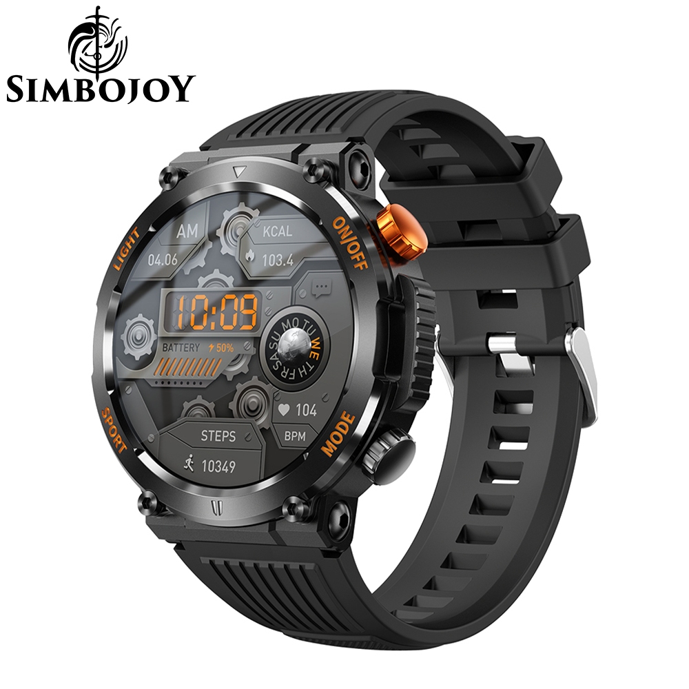 Jual SIMBOJOY HT17 Smart Watch Jam Running Pria Pace Compass 1.4 inch ...