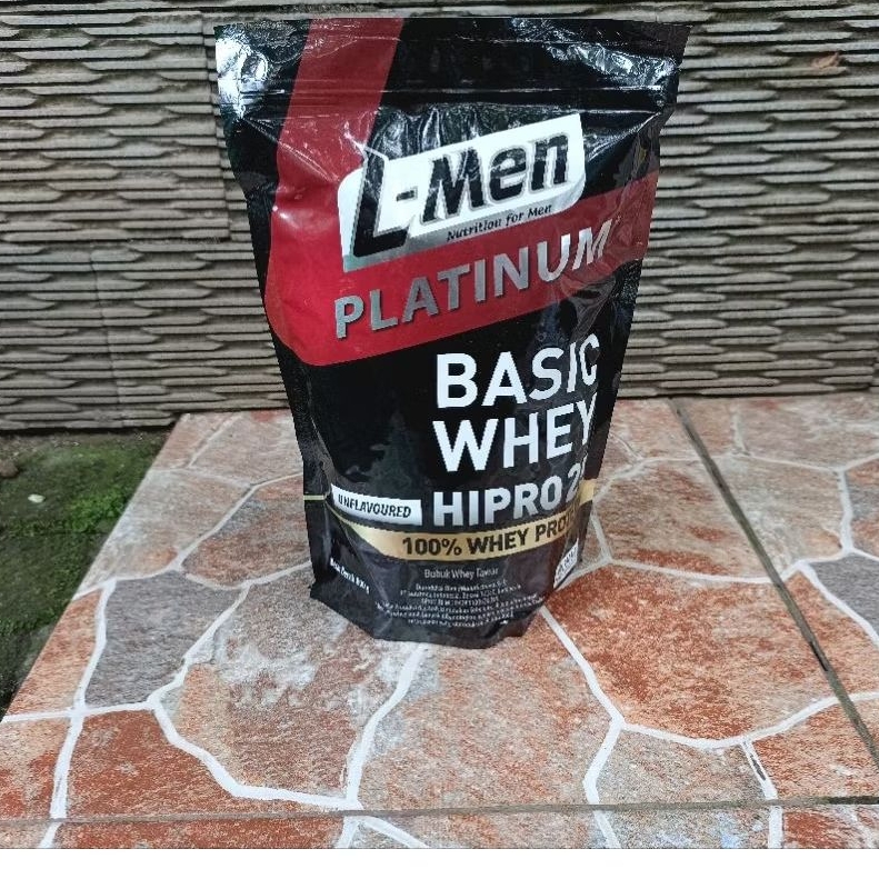 Jual L-Men Platinum Basic Whey Hipro 25 Unflavoured 100% Whey Protein ...