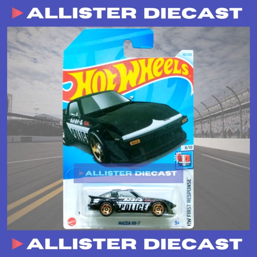 Jual Hot Wheels Mazda RX7 Police Hot Wheels Mazda RX7 Hitam Hot Wheels ...