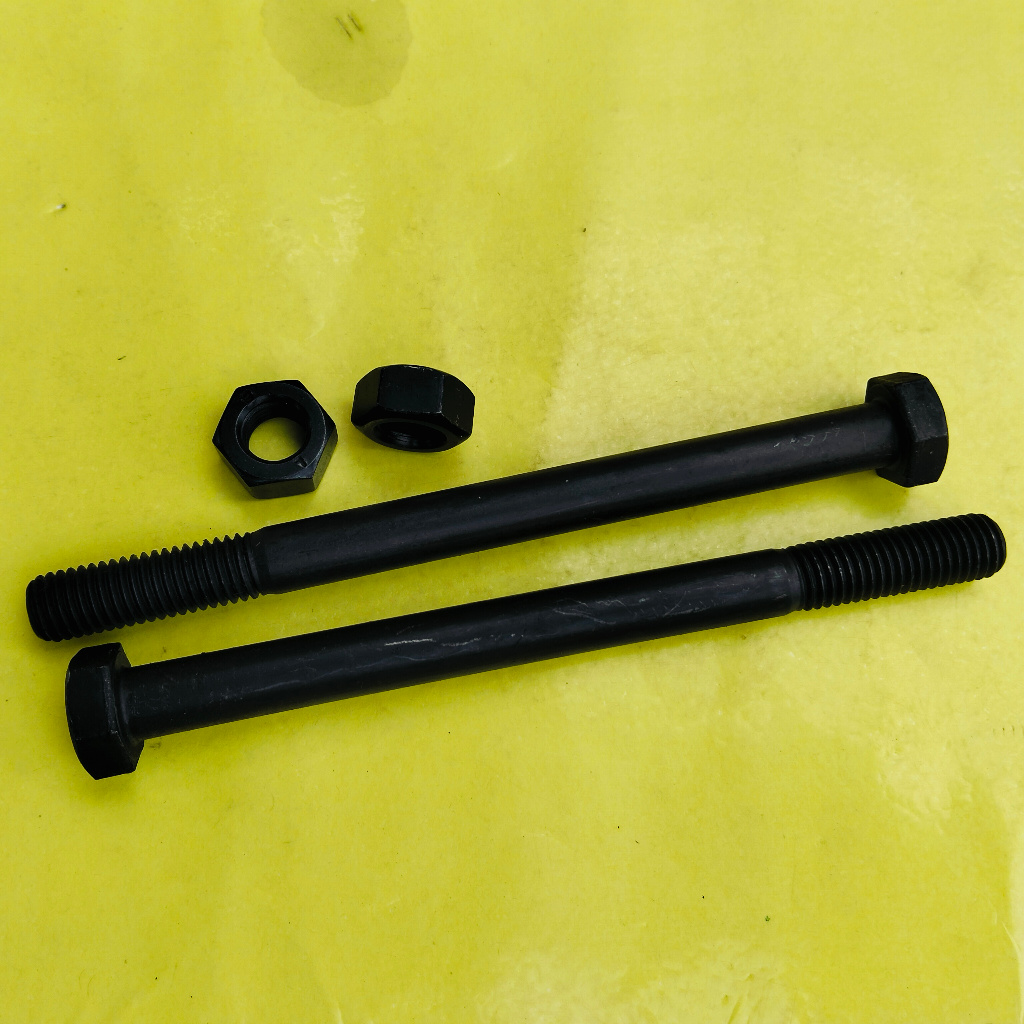 Jual BAUT BAJA HTB 8.8 M20 X 160 HALF DRAT / BAUT BAJA M20 X 160 HITAM ...