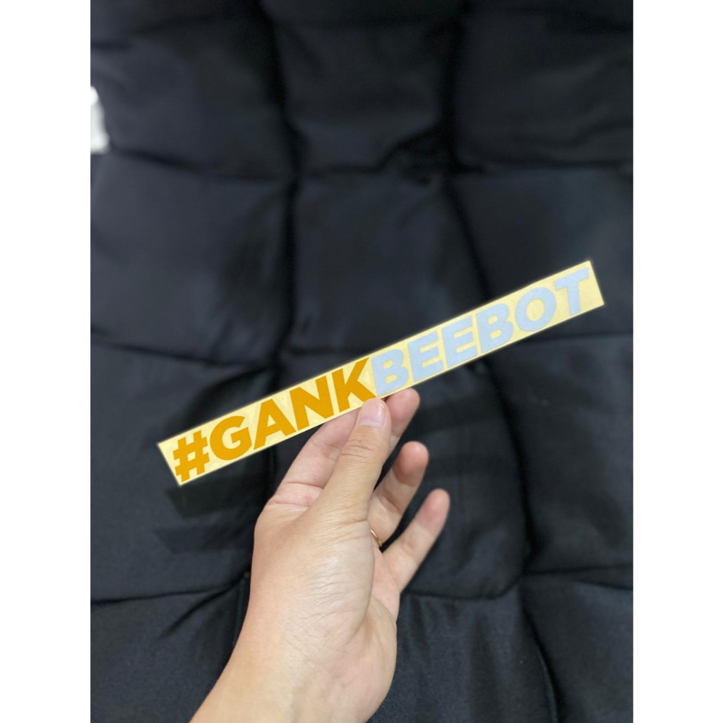 Jual Stiker Cutting #GANKBEEBOT / # GANK BEEBOT Ukuran 14 x 1,5 CM ...