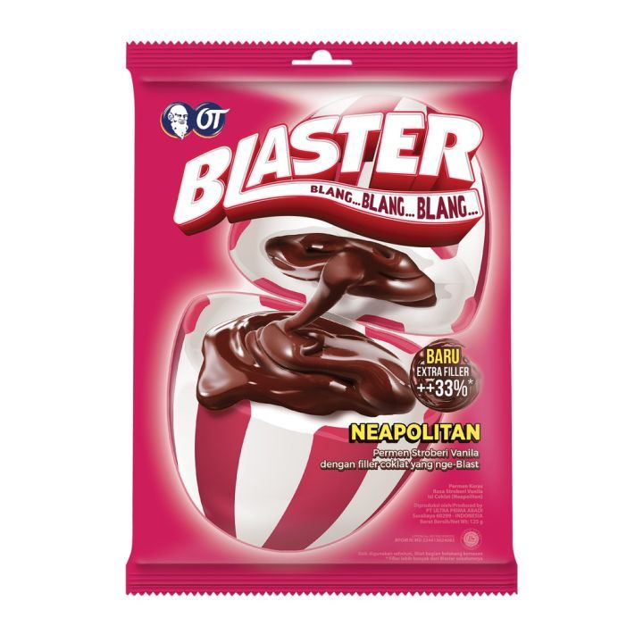 Jual (MART) Blaster Permen Belang Mint with Chocolate (Isi 50 Pcs ...