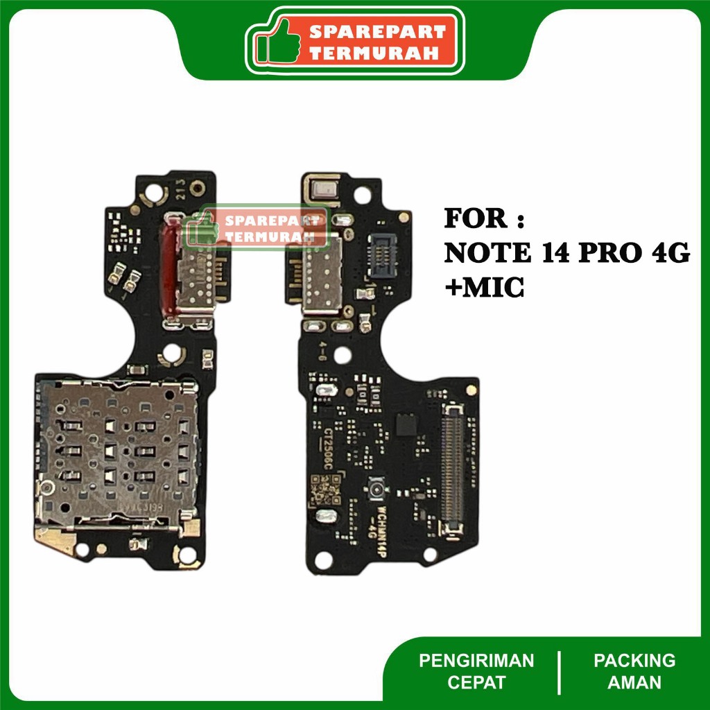 Jual Flexible Konektor Papan Cas Charger For Redmi Note 14 Pro 4G +Mic ...