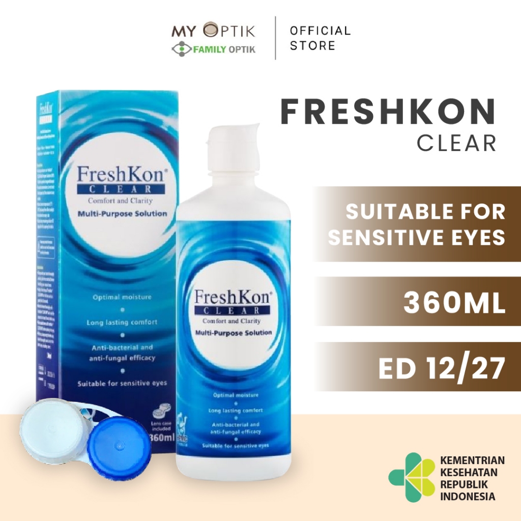 Jual FreshKon Multi Purpose 360ml Solution Air Soft Lens Cairan ...
