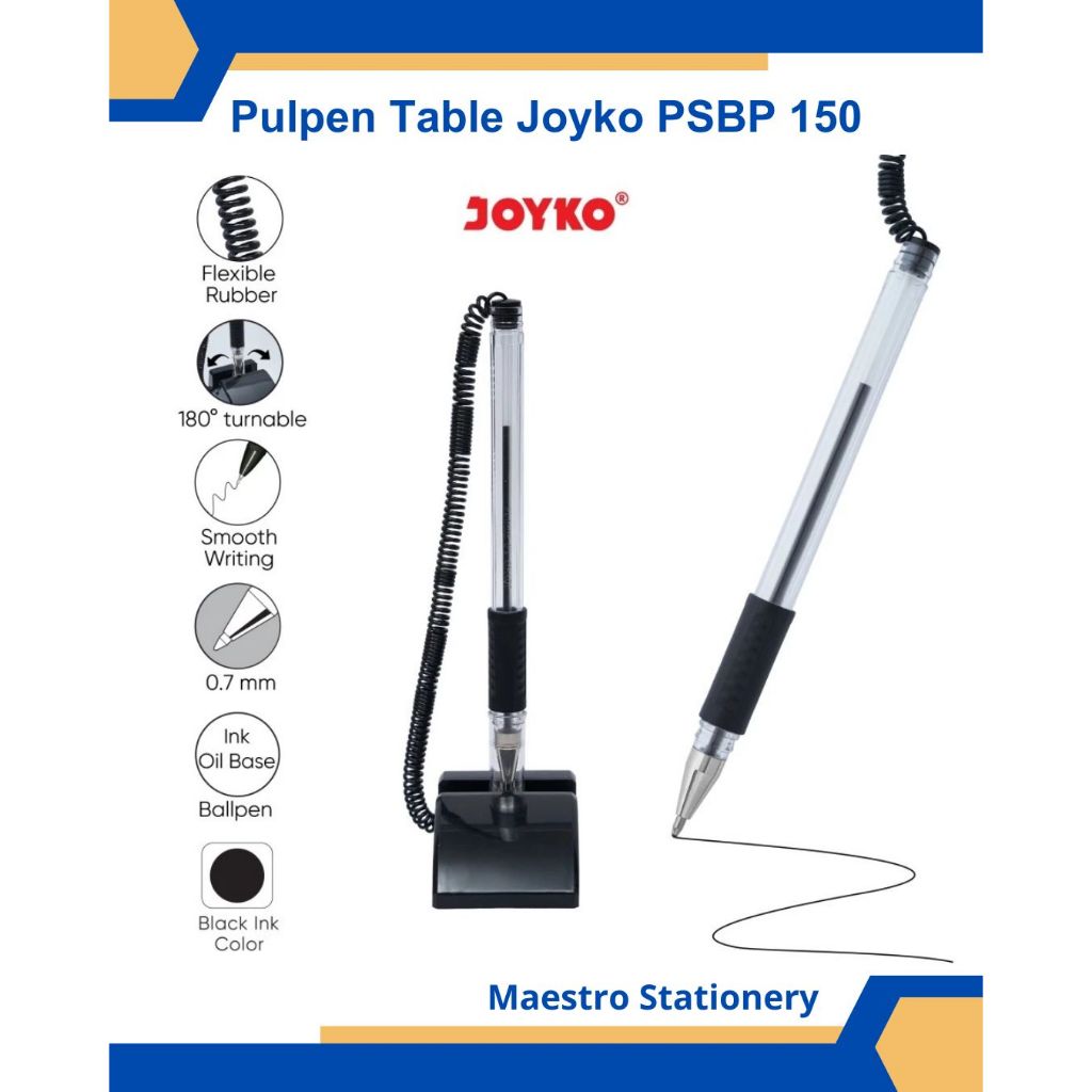 Jual Table Gel Pen Joyko PSBP 150 0.7 MM - Pulpen meja - Ballpoint Meja ...