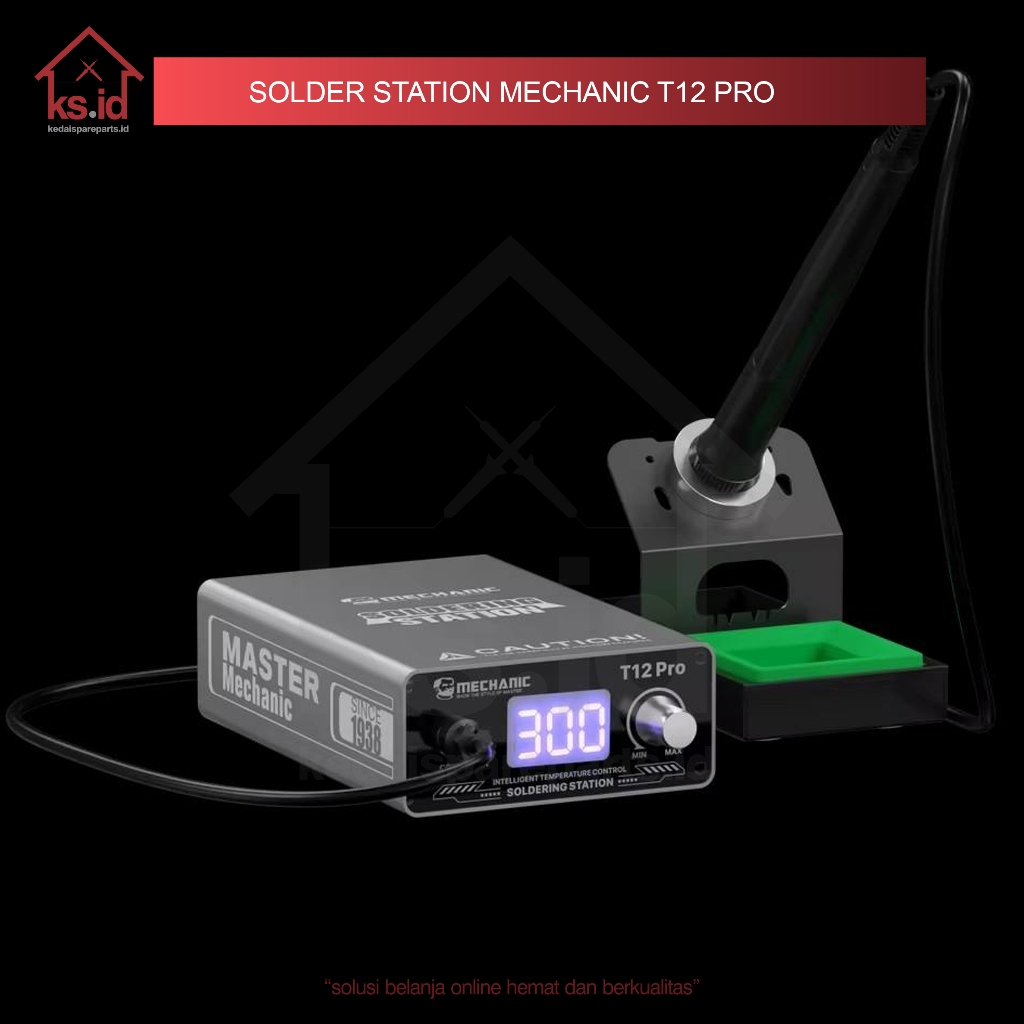 Jual Solder Station Mechanic T12 PRO / Solder Mechanic T12PRO Black New ...