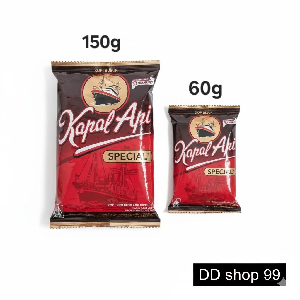 Jual Kopi Kapal Api Tampa Gula 150g Dan 60g - Coffee Hitam Tampa Gula ...