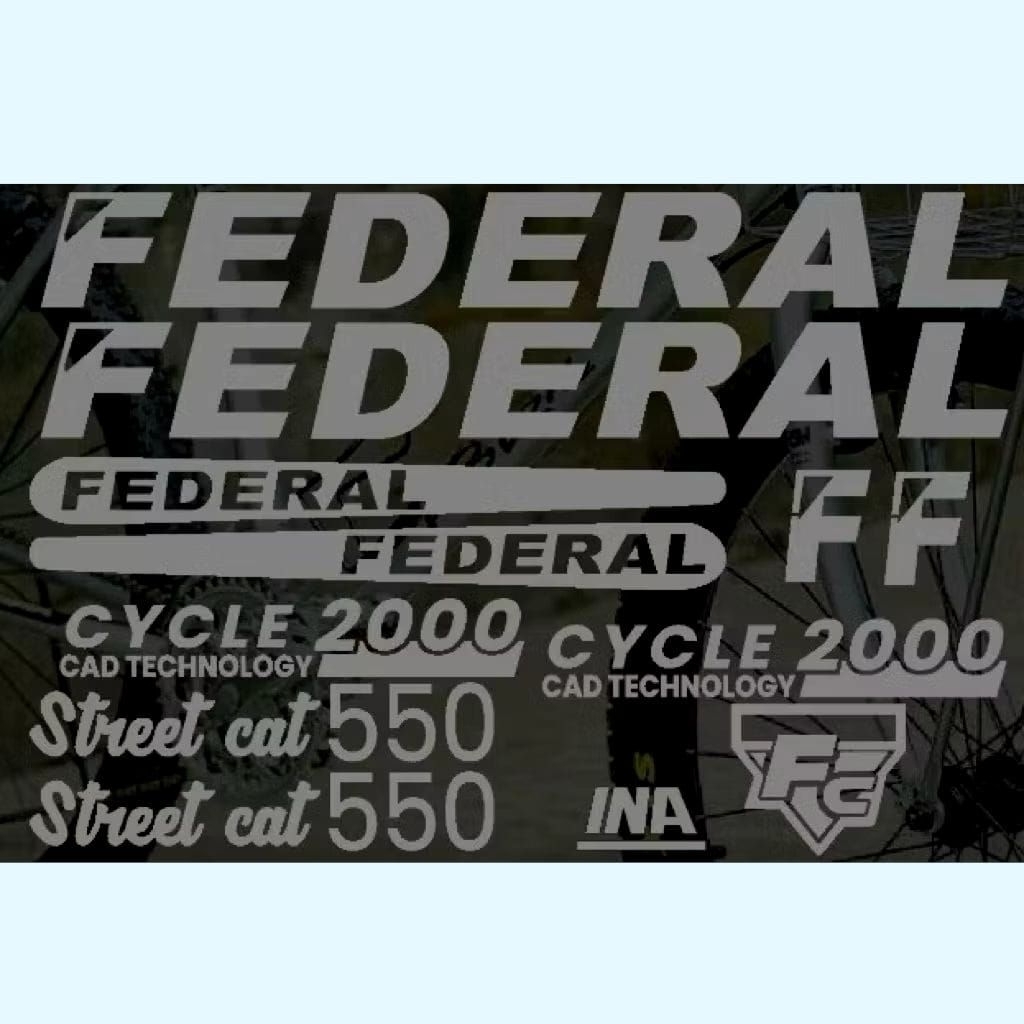 Jual Sticker Sepeda Federal Street Cat 550 Cutting | Shopee Indonesia