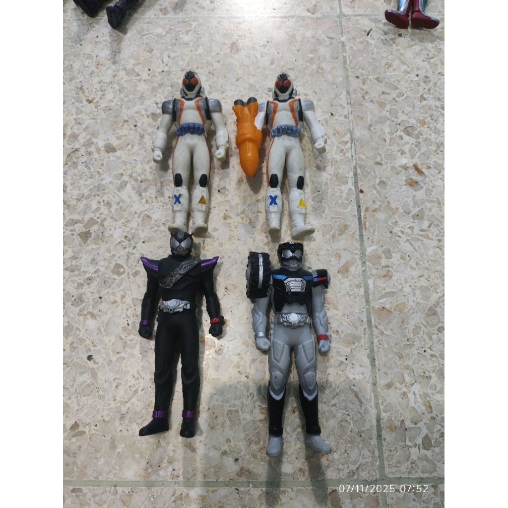 Jual rhs kamen rider fourze base rocket drive type zero wild ori sofubi ...