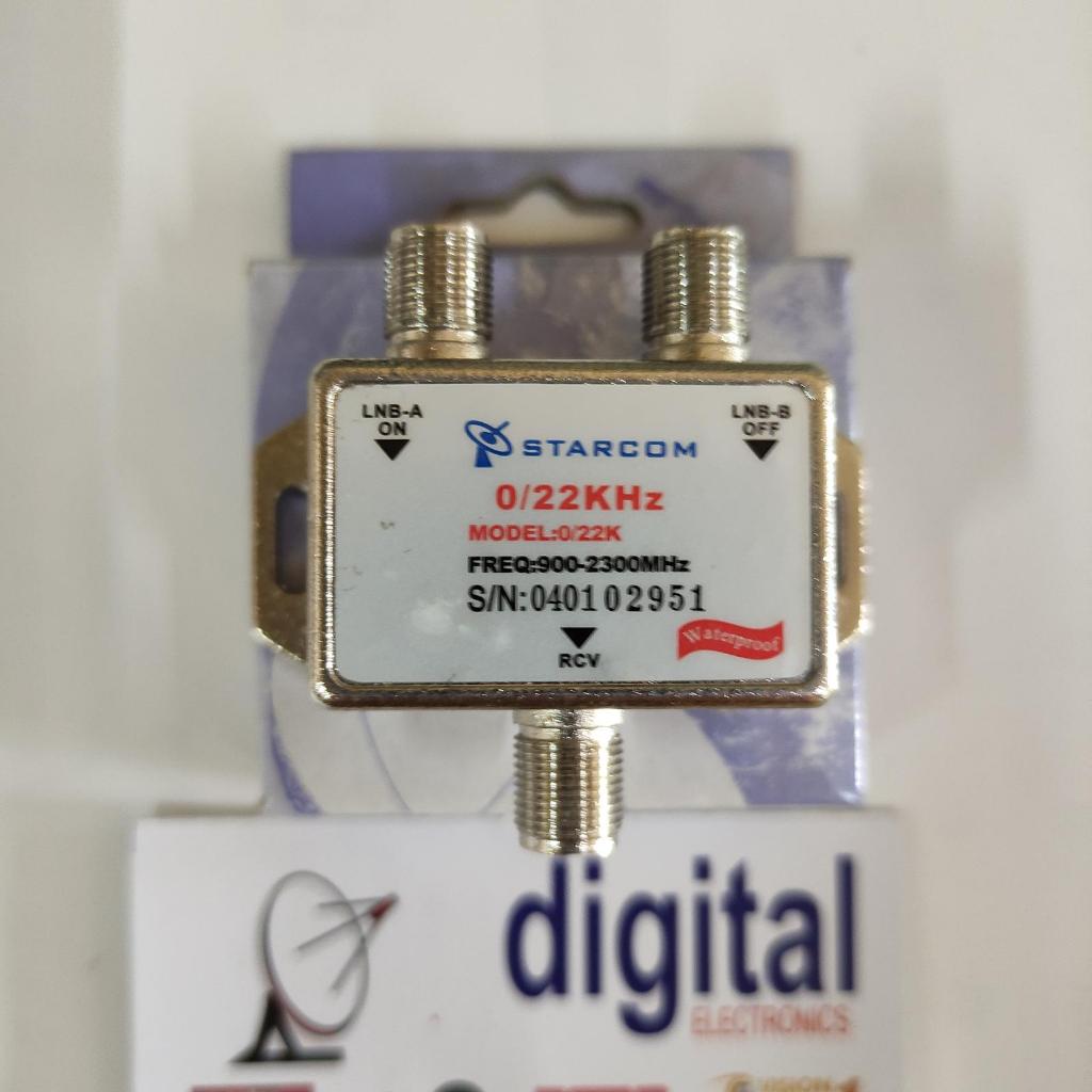Jual DISEQ SWITCH PARABOLA STARCOM 0/22KHZ 2X1 LNB SPLITTER | Shopee ...
