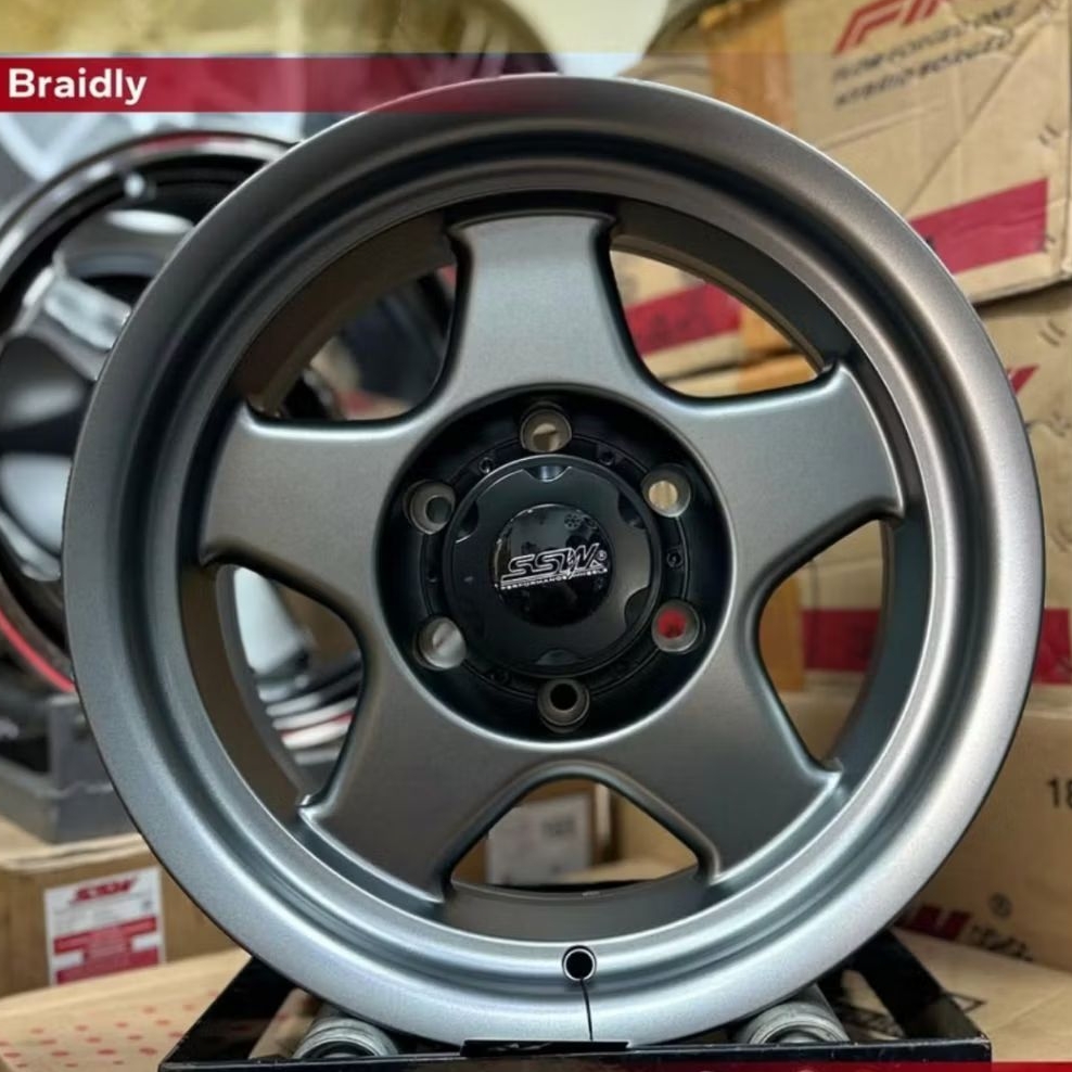 Jual velg racing bradley original ssw Thailand r16 lebar 8 velg mobil ...