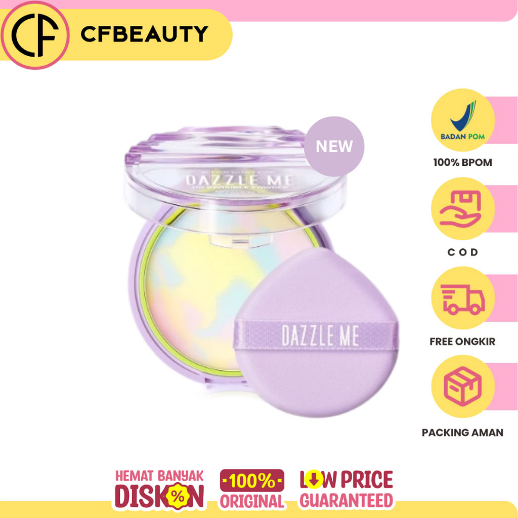 Jual DAZZLE ME Better Than Filter HD Invisible Powder Goes on Invisible ...
