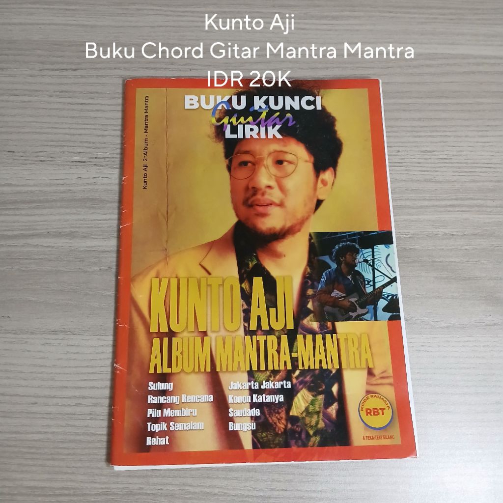 Jual Buku Chord Gitar Kunto Aji Mantra Mantra (Official) | Shopee Indonesia