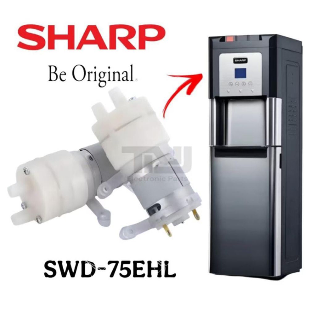 Jual Pompa Dispenser Galon Bawah SHARP SWD-75EHL DC 12 Volt Original ...