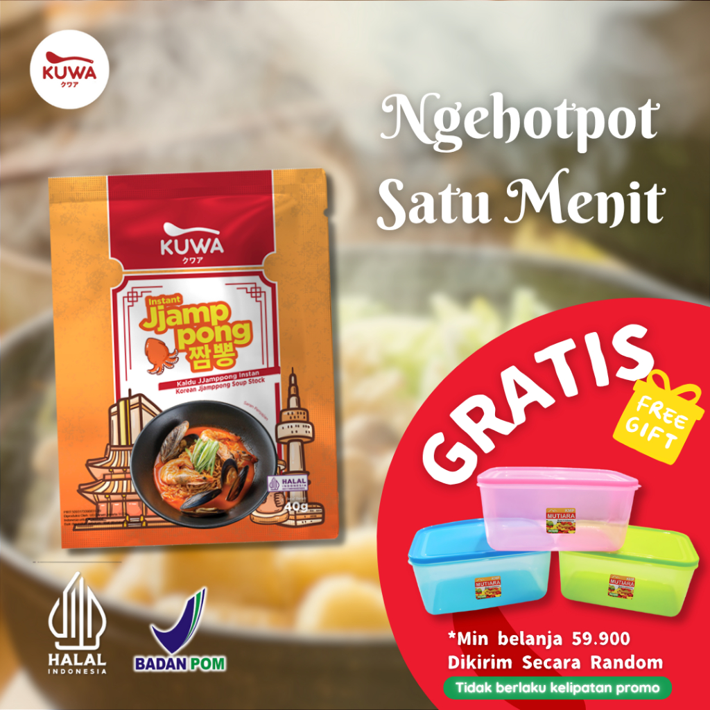 Jual KUWA Soup Jjampong - Sup Jjampong Instan - 40g | Shopee Indonesia