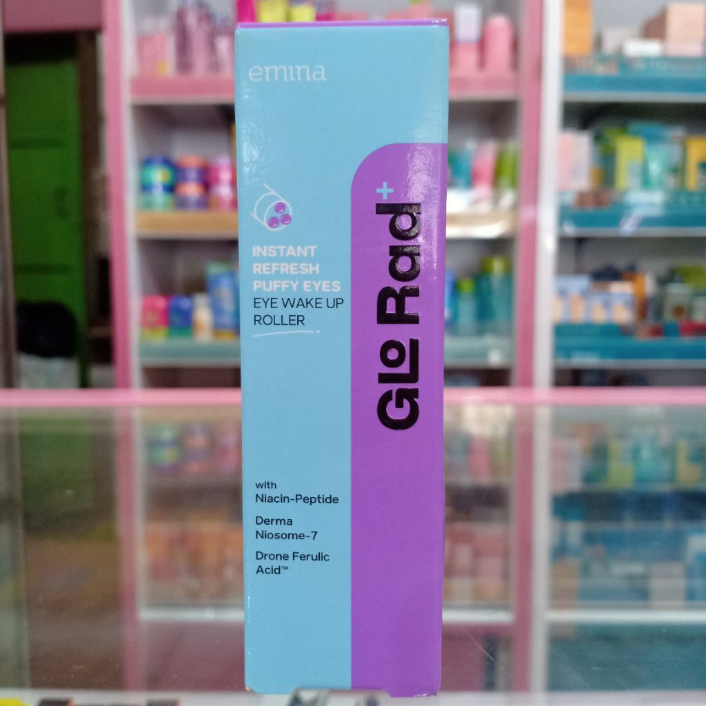 Jual EMINA GLO RAD+ INSTANT REFRESH PUFFY EYES EYE WAKE UP ROLLER ...