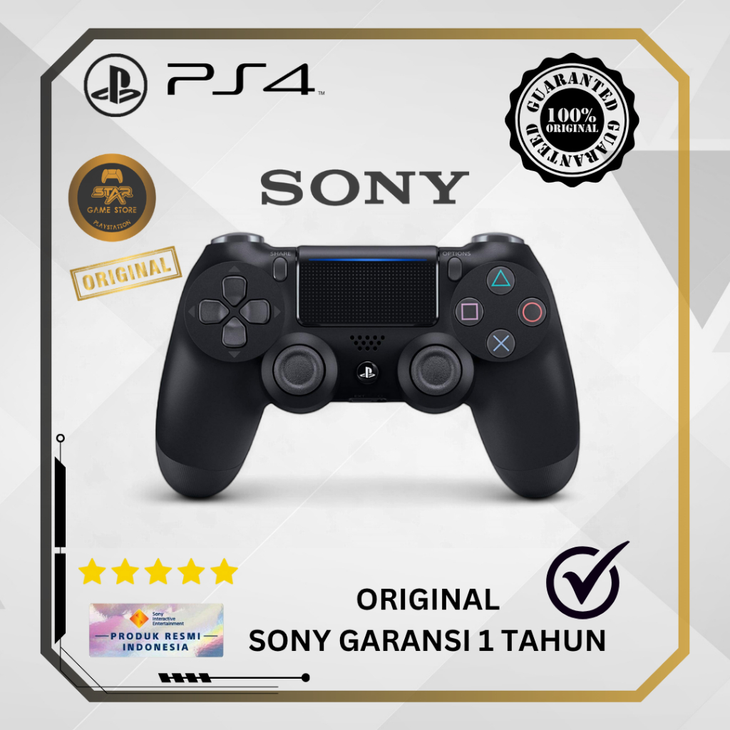 Jual Stik Ds4 Controller PS4 Dualshock 4 Original Mesin New Light Bar ...