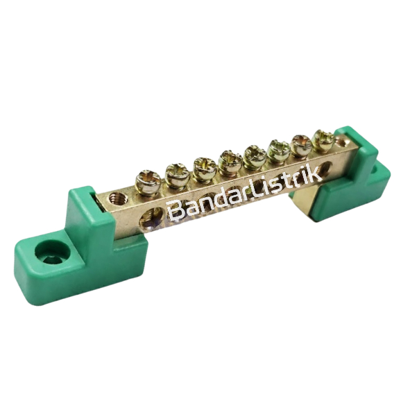 Jual FORT Terminal Block Grounding 8 Pole M4 6x9 mm / Terminal Blok ...