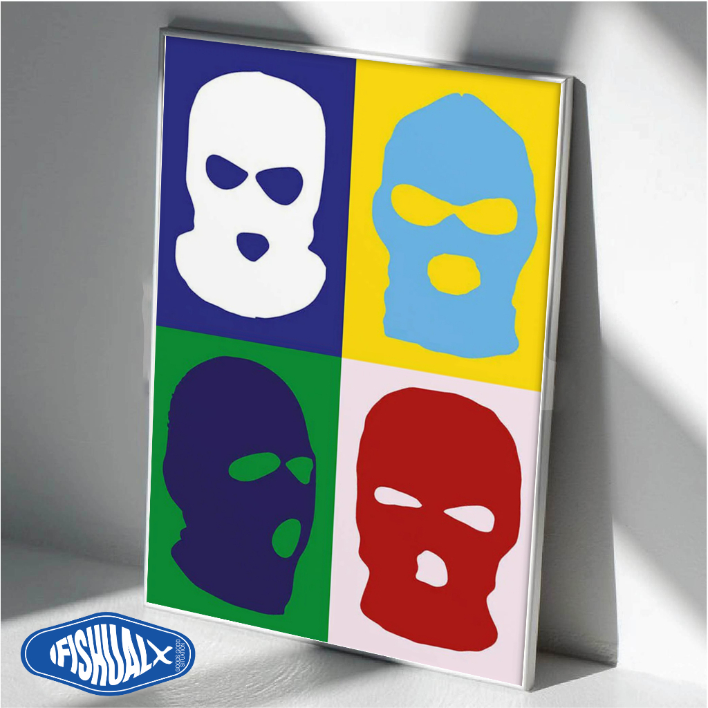 Jual Poster Hiasan Dinding Aesthetic Bingkai Figura Kayu Premium Grafis ...