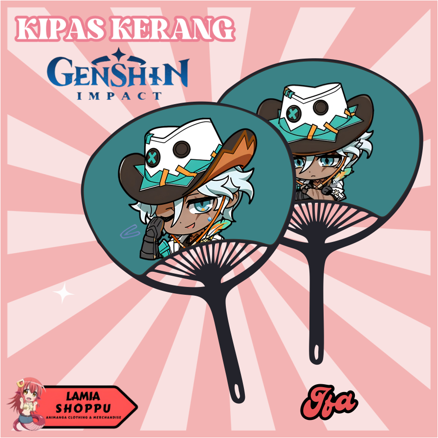 Jual KIPAS KERANG IFA GENSHIN IMPACT | KIPAS JEPANG ANIME MANGA GAME ...