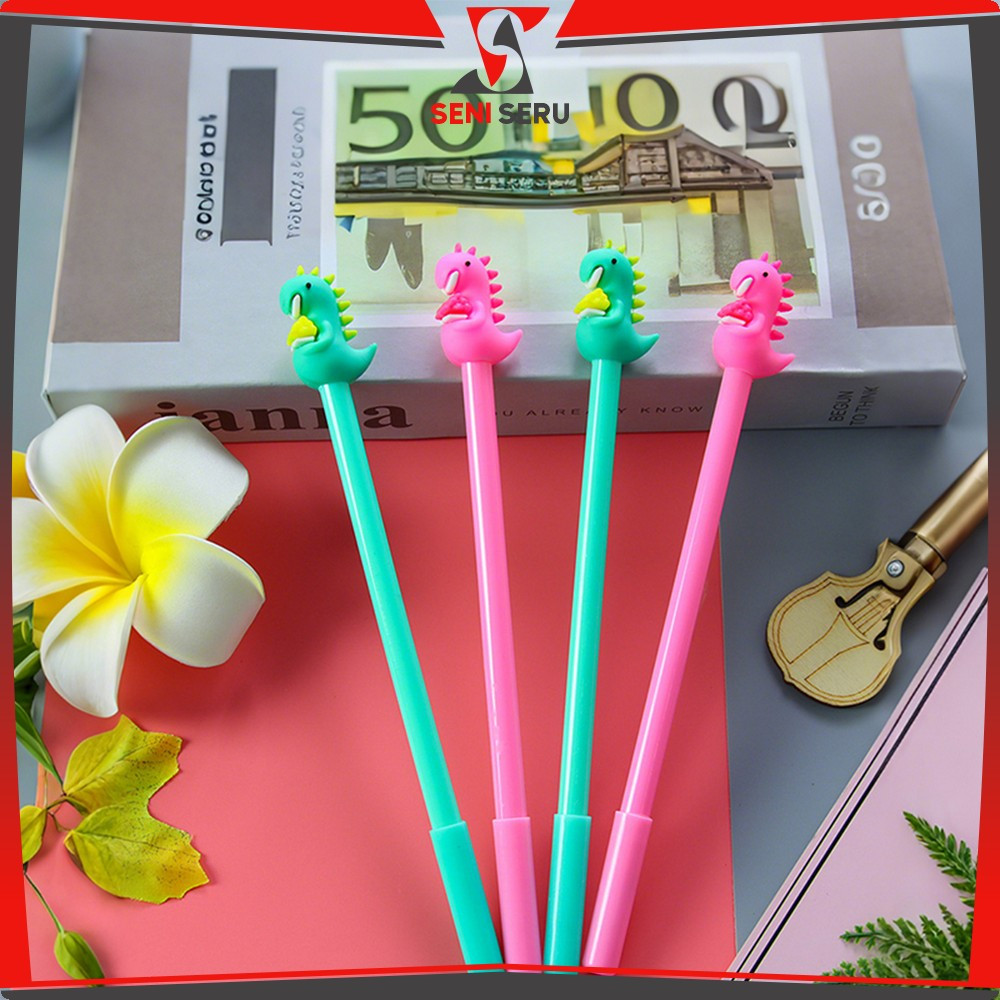 Jual EC Pulpen Gel Dinosaurus Pena Pen Dino Bolpen Bolpoin Unik ...