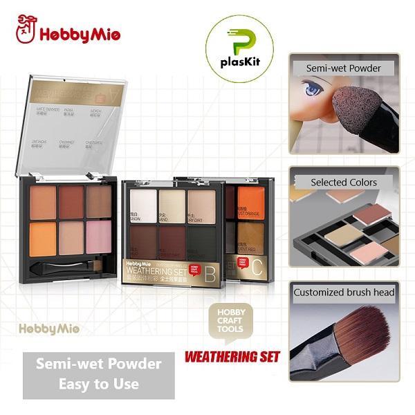 Jual WEATHERING SET ( Hard Pigment ) and BRUSH STICK - Hobby Mio for ...
