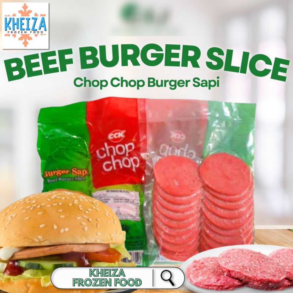 Jual CHOP CHOP Burger Patty Ayam - Chicken Patties 250gr isi 10pcs ...