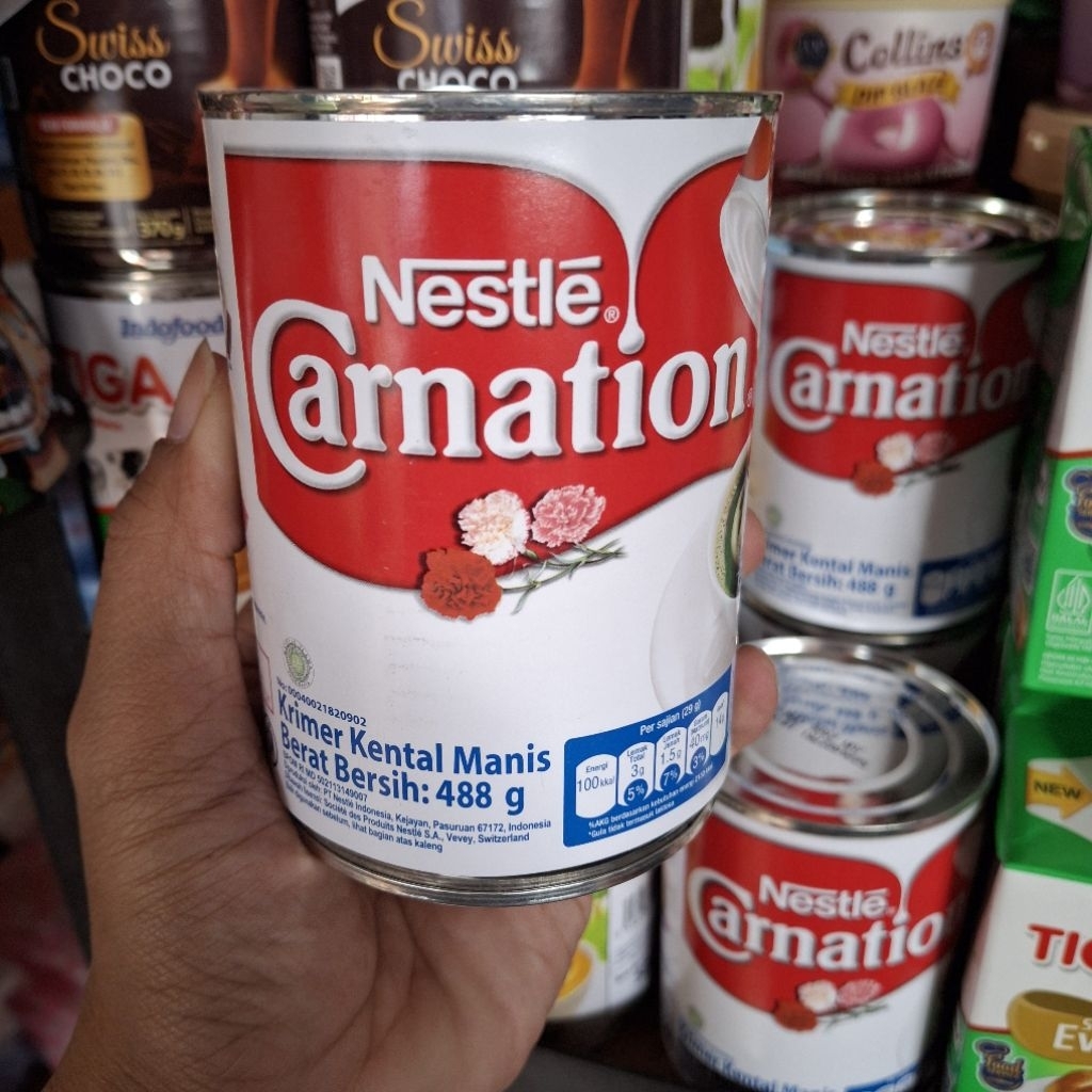 Jual Susu Kental Manis Carnation Kemasan Kaleng 488 gram | Shopee Indonesia