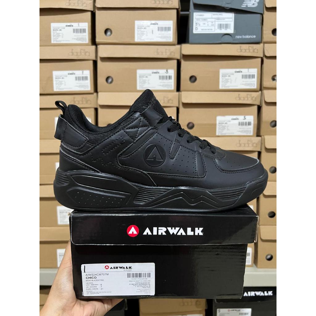 Jual Airwalk Chico Mono Black Men Shoes Original | Shopee Indonesia