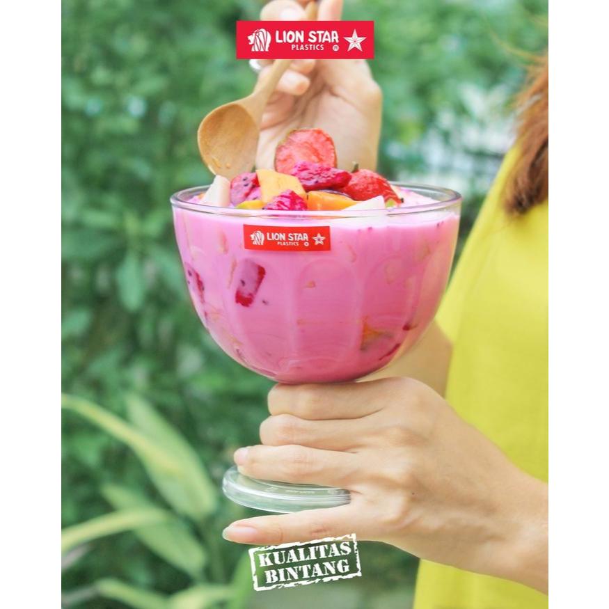 Jual LION STAR VELINA ICE CREAM CUP GELAS ES CAMPUR PLASTIK 500 ML GL ...