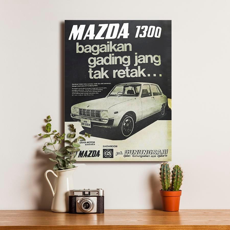 Jual Poster Mobil Jadul Mazda 1300 Dekorasi Hiasan Dinding Pajangan ...