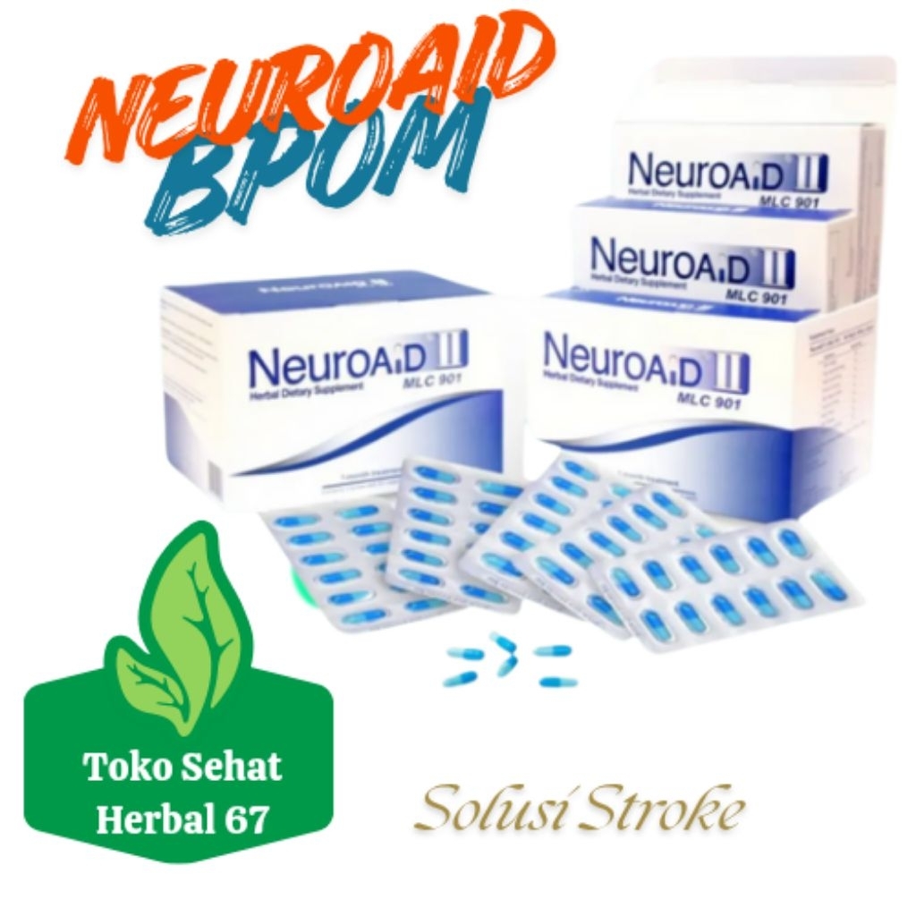 Jual Neuroaid II MLC 12 Kapsule BPOM Resmi | Obat Stroke Ampuh Terbaik ...