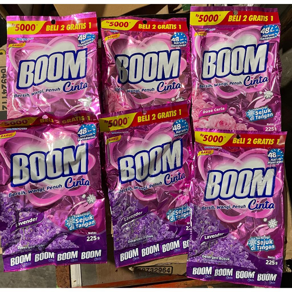 Jual Boom Cinta Deterjen Bubuk 225GR isi 6 PCS | Shopee Indonesia