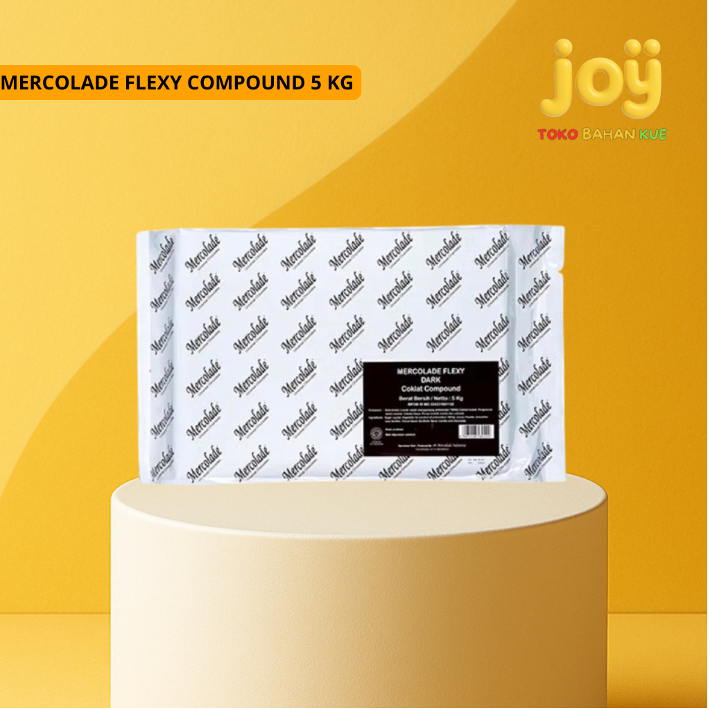 Jual MERCOLADE FLEXY DARK CHOCOLATE COMPOUND 5 KG/DCC/ COKLAT BLOK ...