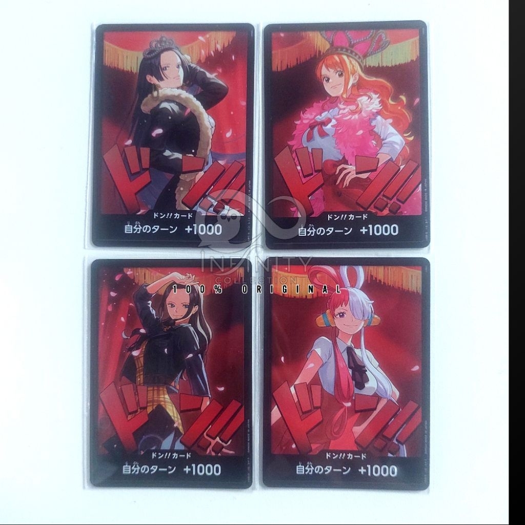 Jual One Piece Nami, Boa, Uta, Robin, 4 kartu EB03 Don!! (Original ...