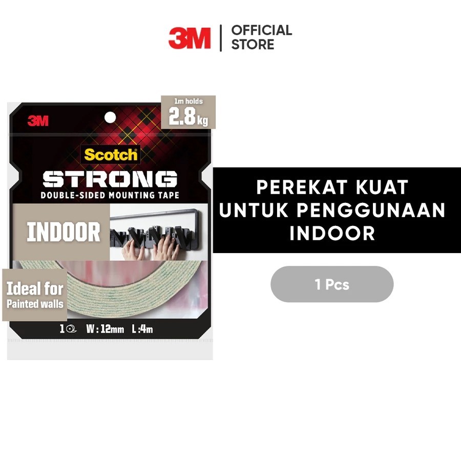 Jual 3M Scotch Double Sided-Mounting Tape, 110-M12, Strong, Menahan ...